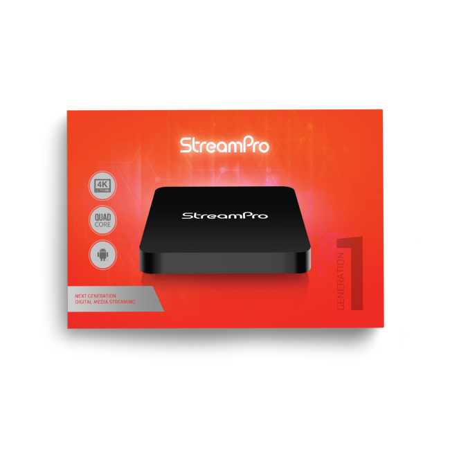 StreamPro G1 (Generation 1) UHD 4K EMU Emulator MAG Android Box - 5GB W ...