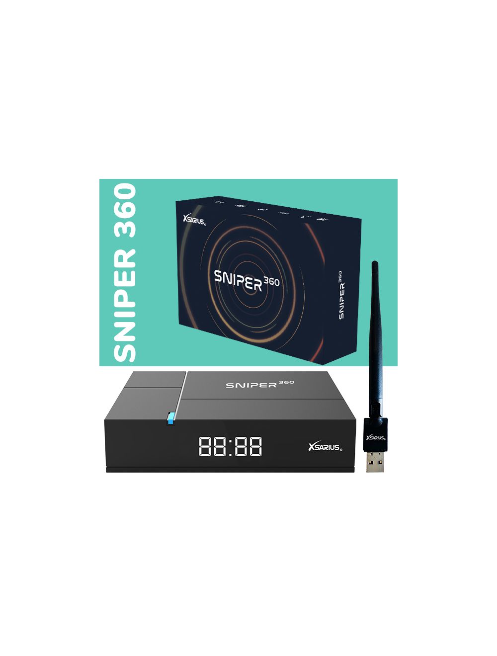 XSARIUS SALE ON NOW! Xsarius Sniper 360 OTT FULL HD LINUX HEVC H.265 ...