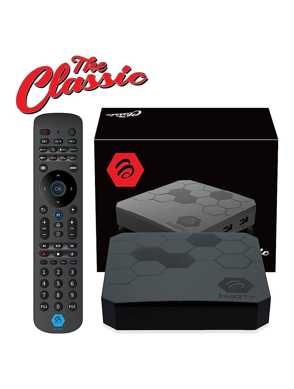 Buzztv Classic UHD 4K Android 11 Media Player – 4GB RAM | 64GB eMMC Storage