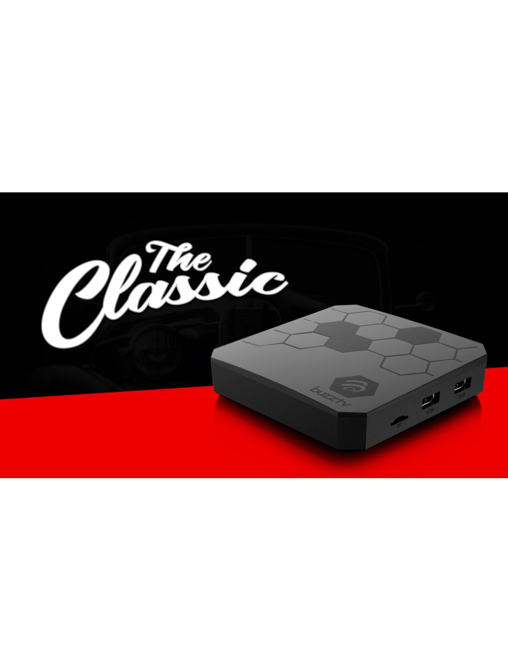 Buzztv Classic UHD 4K Android 11 Media Player – 4GB RAM | 64GB eMMC Storage