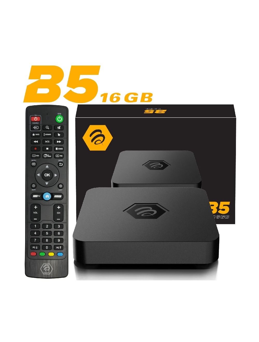 The all NEW Buzztv B5 UHD 4K Android 11 Media Player with Buzztv 5, Its AV1 with Dual Band Wi-Fi 5G