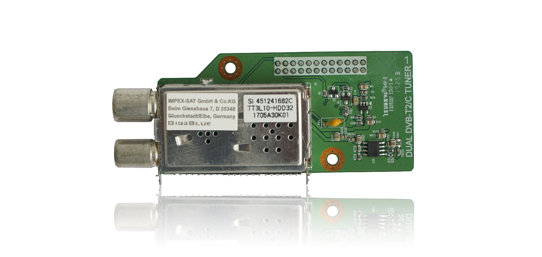 GENUINE GigaBlue DVB-C/T2 (H.265) Twin tuner module for UHD Quad 4k ...